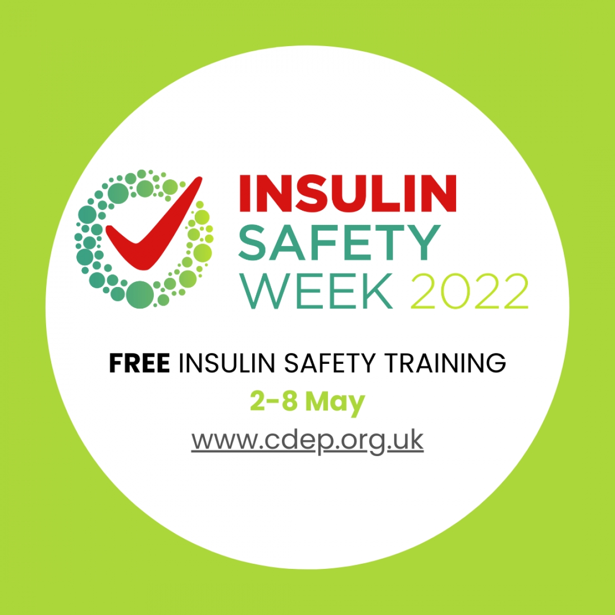 Insulin Safety Week 2022 | News | Cambridge Diabetes Education Programme